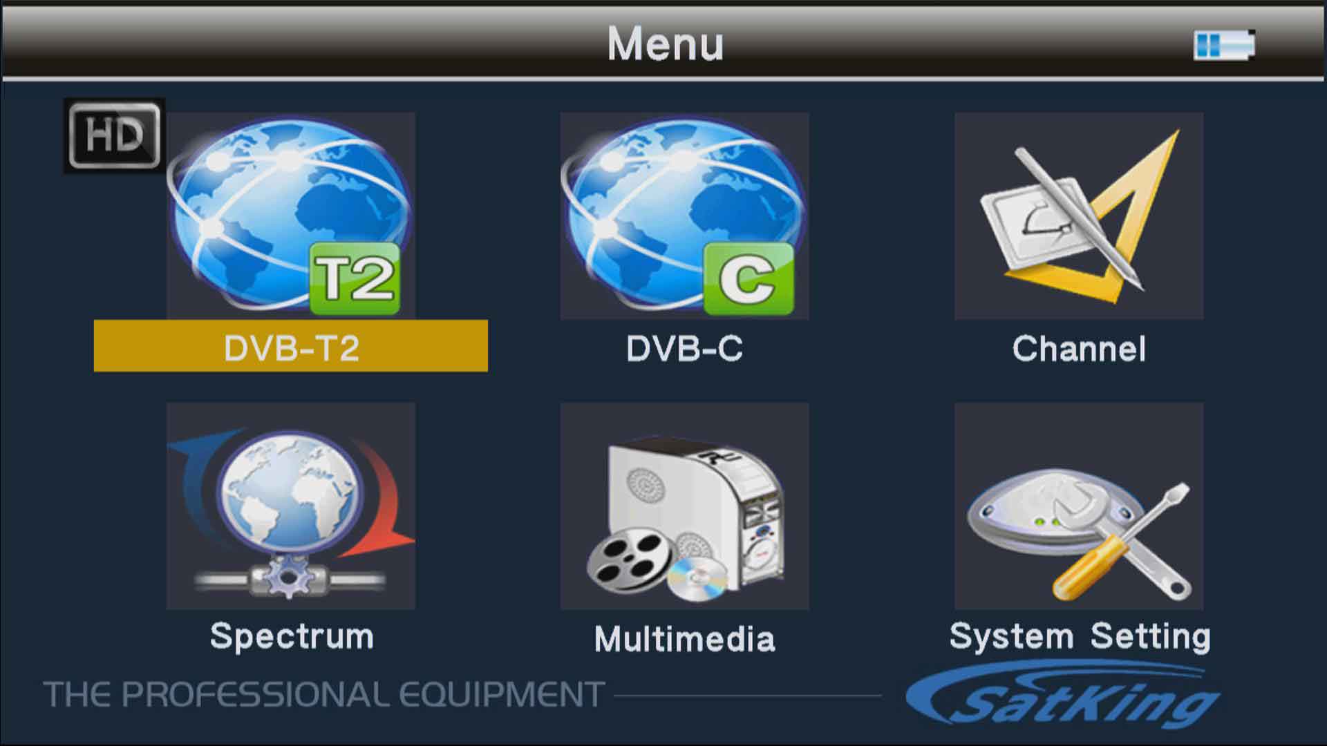 Satking - SatKing 2500C High Definition Terrestrial TV Meter